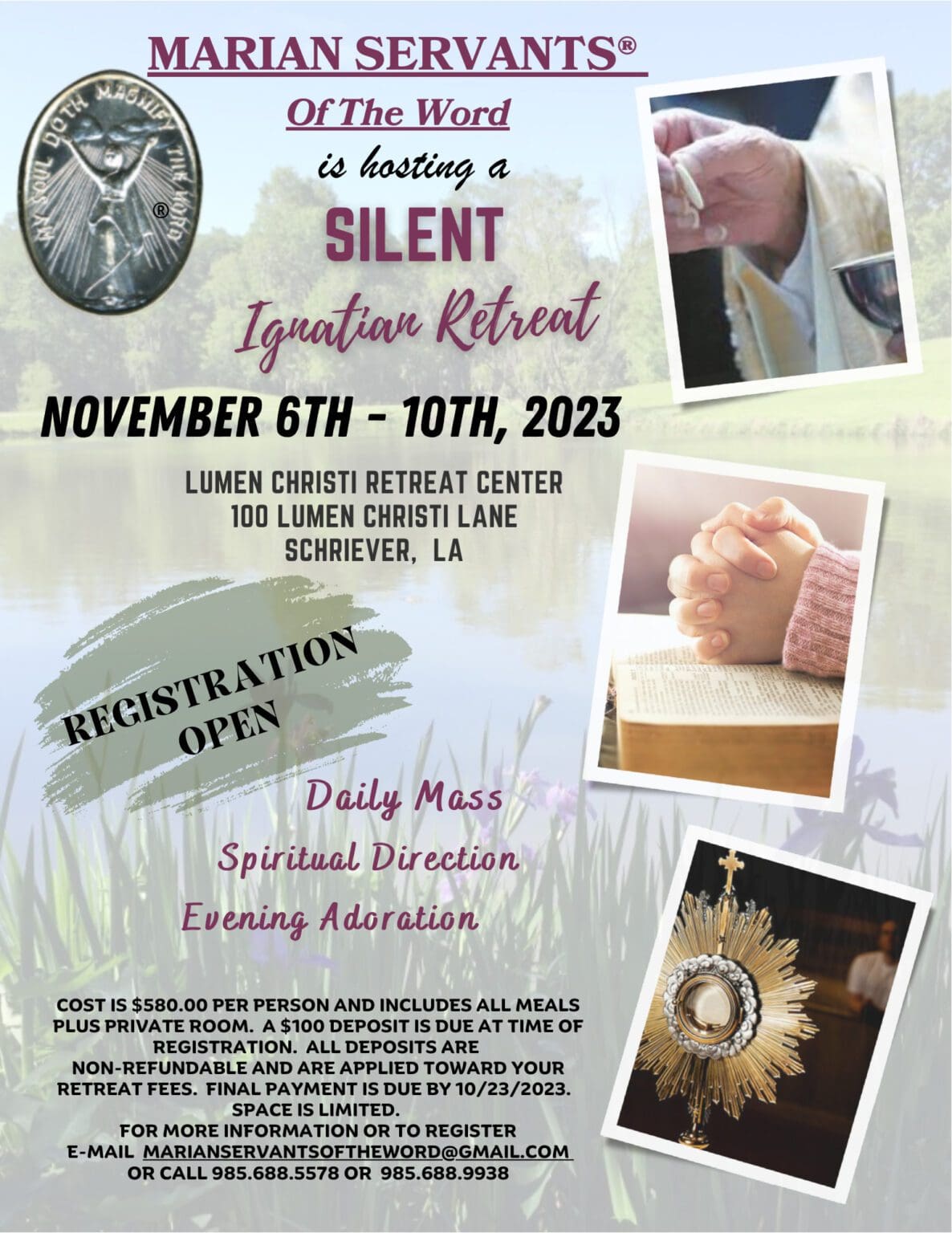 Marian Servants® Meetings 2026 - MARIAN SERVANTS OF DIVINE PROVIDENCE®
