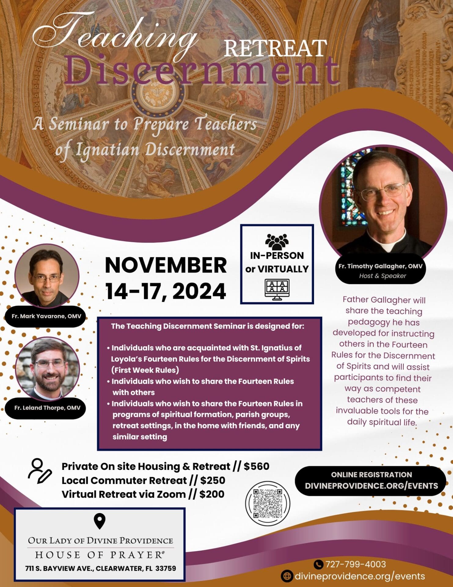 Teaching Discernment Retreat with Fr Gallagher - MARIAN SERVANTS OF ...